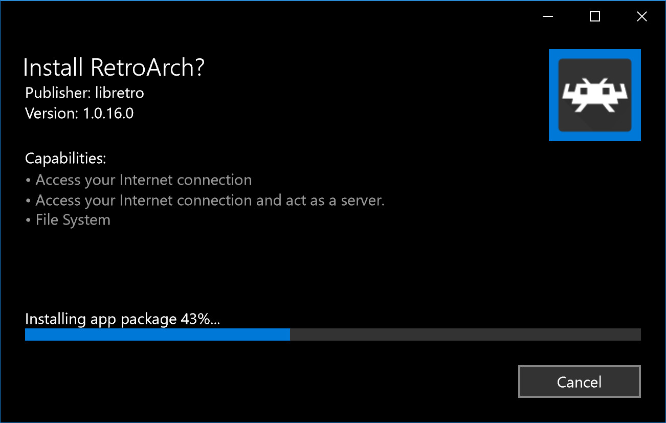 RetroArch 1.7.7 – Experimental alpha version of UWP/Xbox One version ...